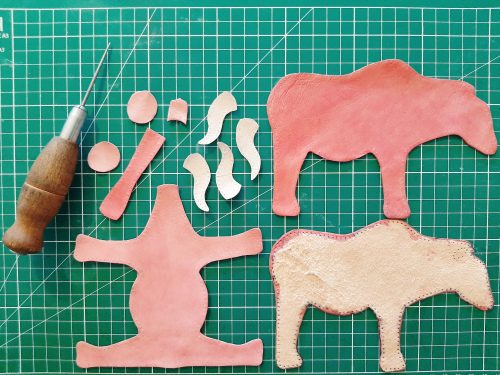 Stuffed leather ox | NomadeCrafts - Tutorial