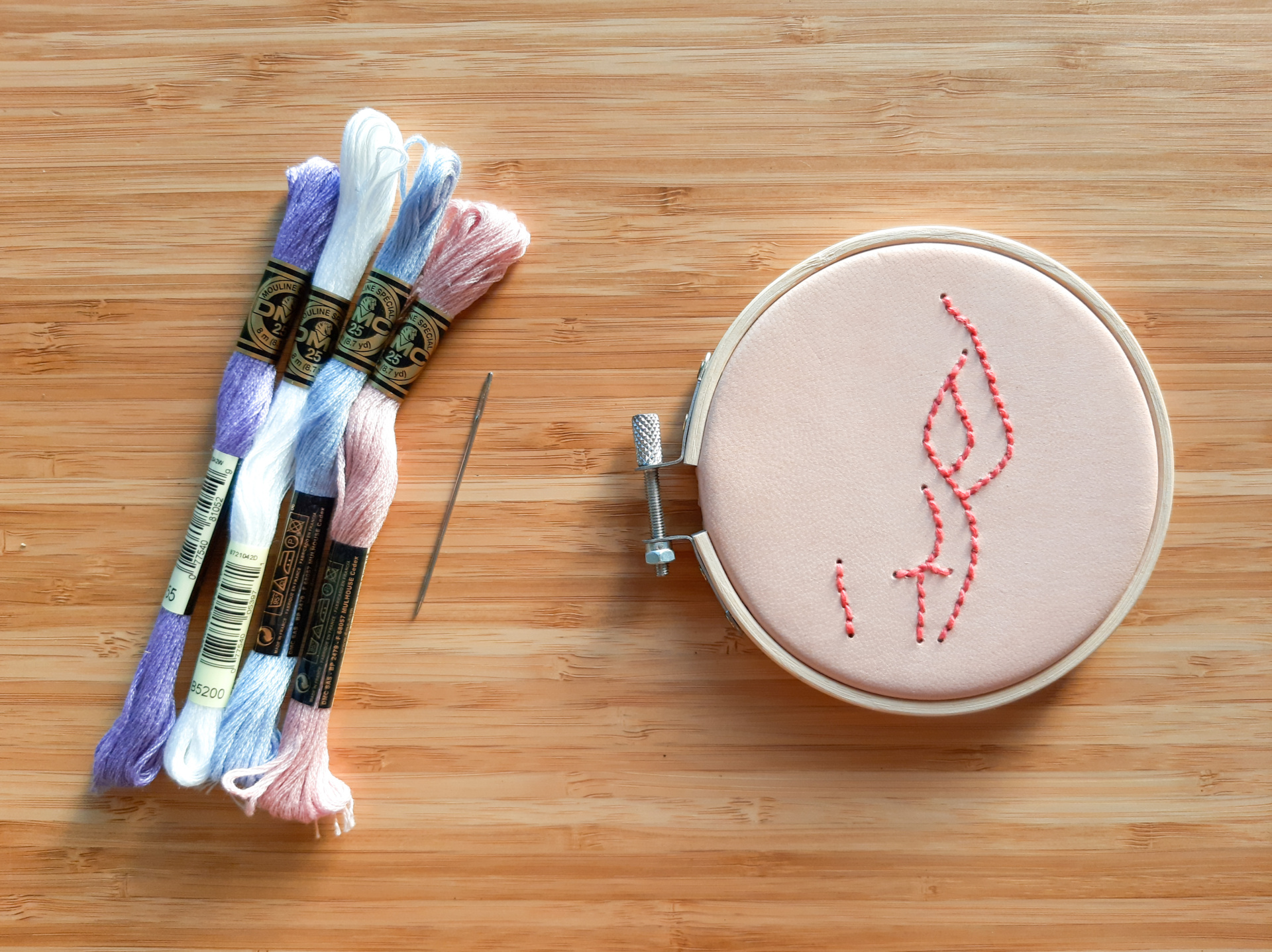 Leather embroidery decorations | NomadeCrafts - Tutorial