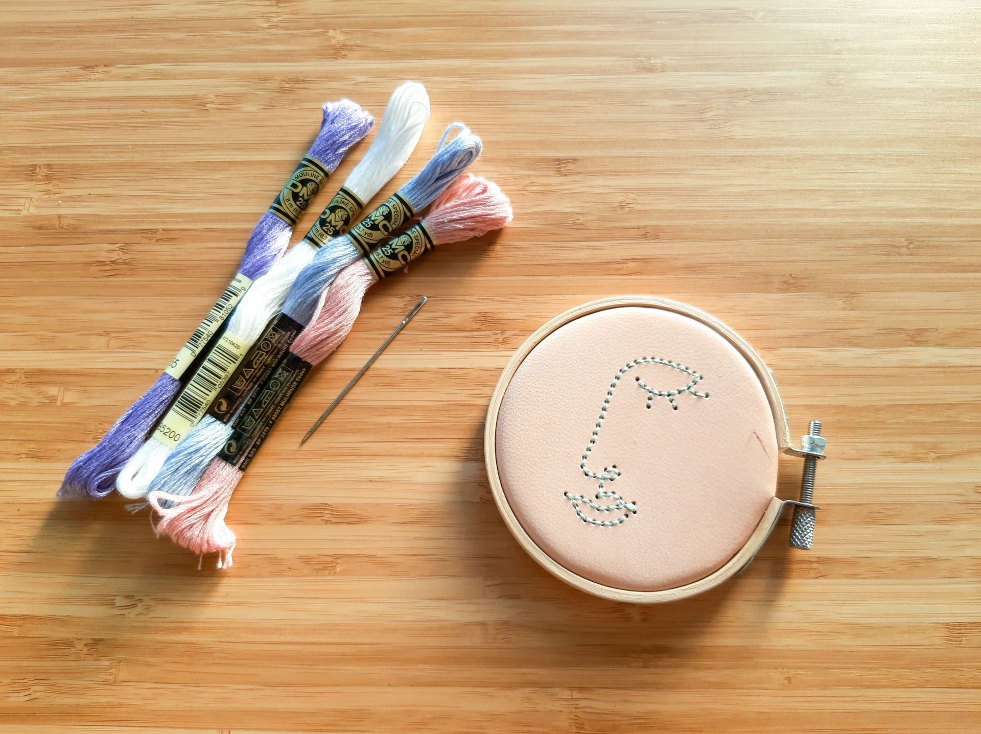 Leather embroidery decorations | NomadeCrafts - Tutorial