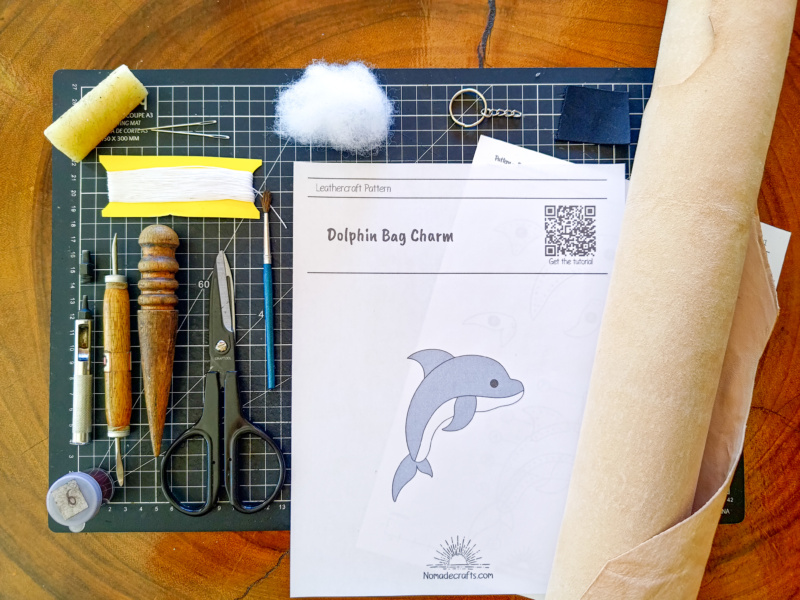 Dolphin bag charm | NomadeCrafts - Tutorial