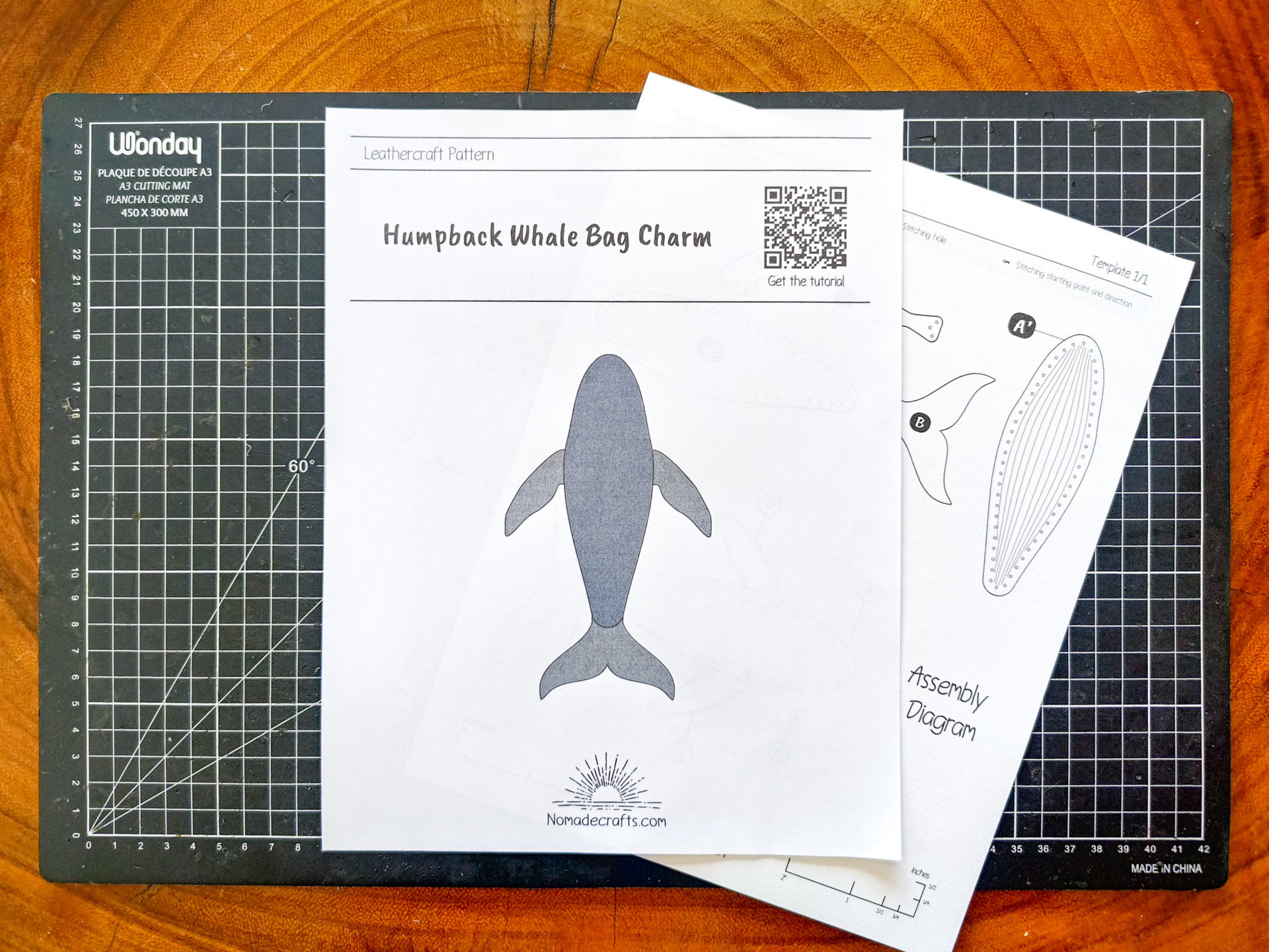 Humpback Whale Bag charm | NomadeCrafts - Tutorial