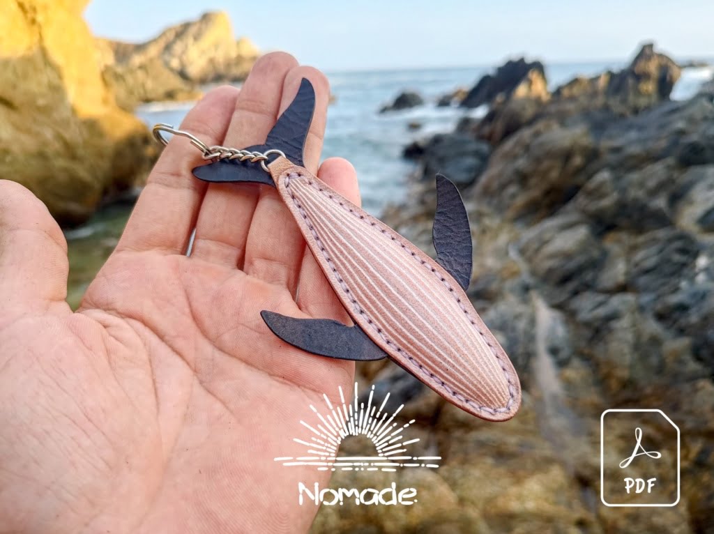 Humpback Whale Bag Charm Pattern - Nomade Crafts&Dreams