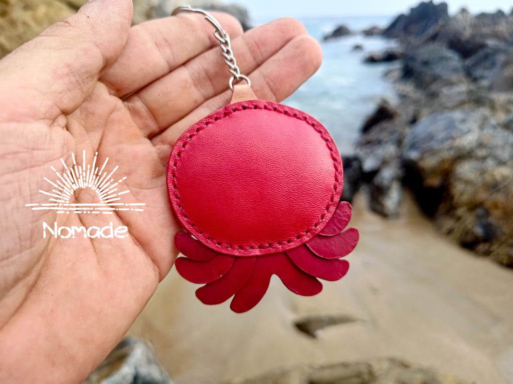 Kawaii Octopus Bag Charm Pattern - NomadeCrafts