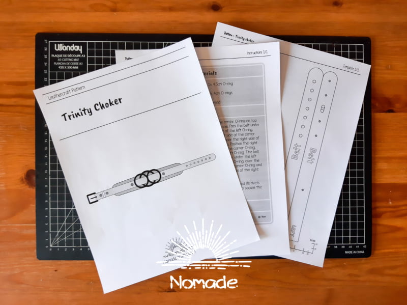 Trinity Choker Pattern - NomadeCrafts