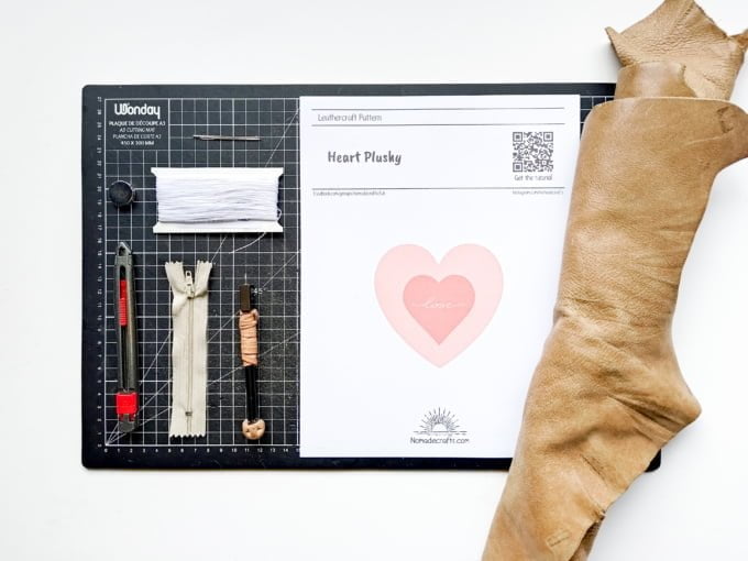 Heart Plushy Pattern - Nomade Crafts&Dreams