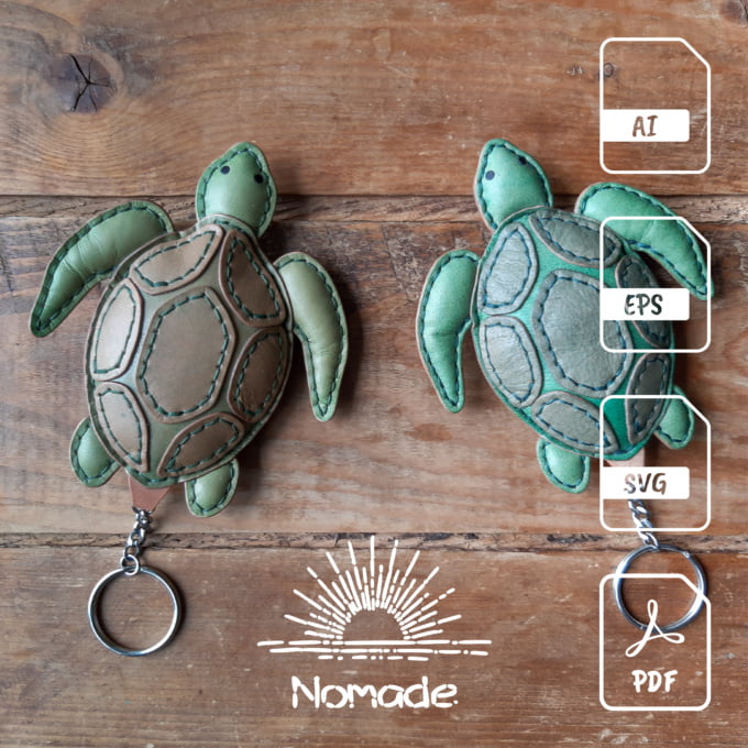 Turtle Bag Charm Pattern - Nomade Crafts&Dreams
