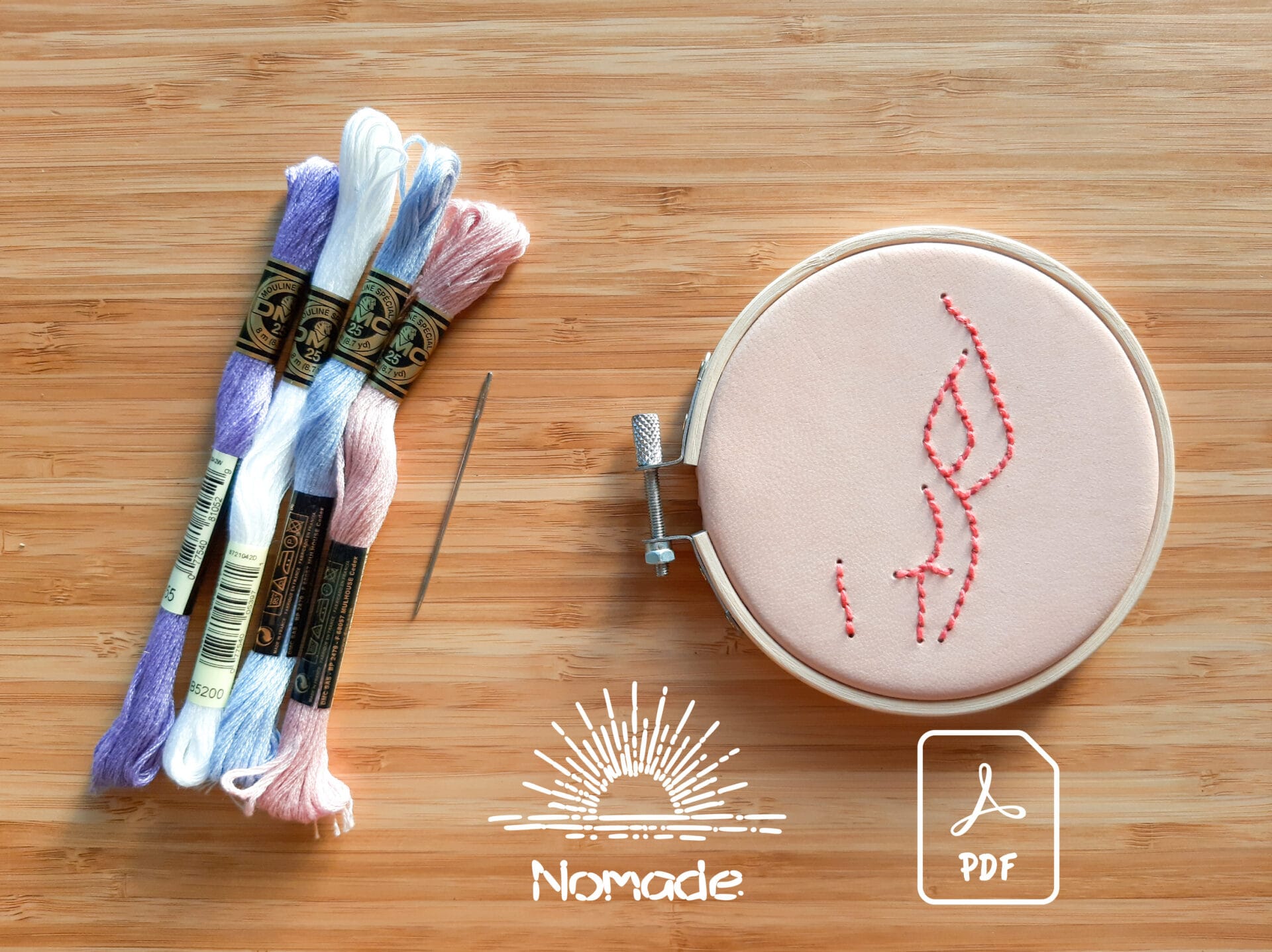 6 Line Art Female Motifs Patterns - NomadeCrafts